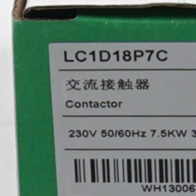 LC1D18P7C接触器LC1D18P7C 18A 230V三级交流接触器