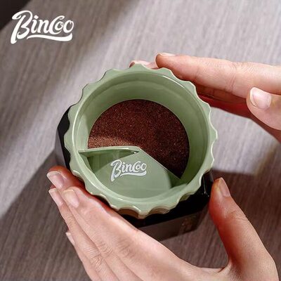 Bincoo摩卡壶布粉器防飞粉接粉填粉器单双阀通用咖啡壶专用配件