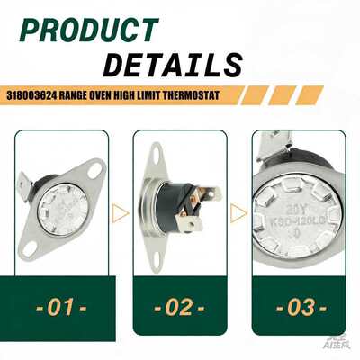 318003624 烤箱高温限温器 | 适用于 Frigidaire、Kenmore、Crosl