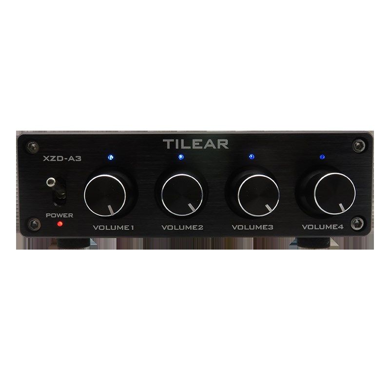 TILEAR XZD-A3 混音器 4进1出 独立整量调音 增益可调