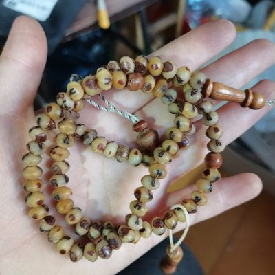 椰枣核99颗巴基斯坦枣胡太思比哈穿珠念珠拜子