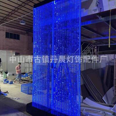 室内装饰14786气泡墙/流墙水屏风幕/亚克力水幕/水屏风/断隔玄关