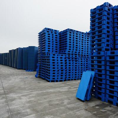 平板九脚塑板料盘叉车塑卡板物流垫防胶潮板仓库托地垫ASV栈板