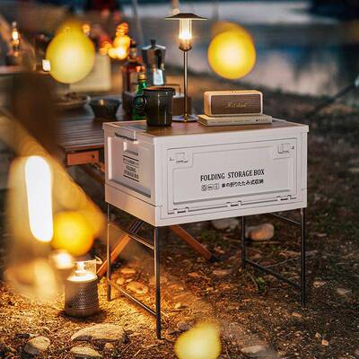 户外露备营箱免F901安装带木盖折叠收箱纳箱后整理礼箱品箱折叠收