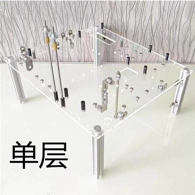 全透明亚克力卧式台式电脑机箱DIY个性ATX机箱MITX创意开放式机箱