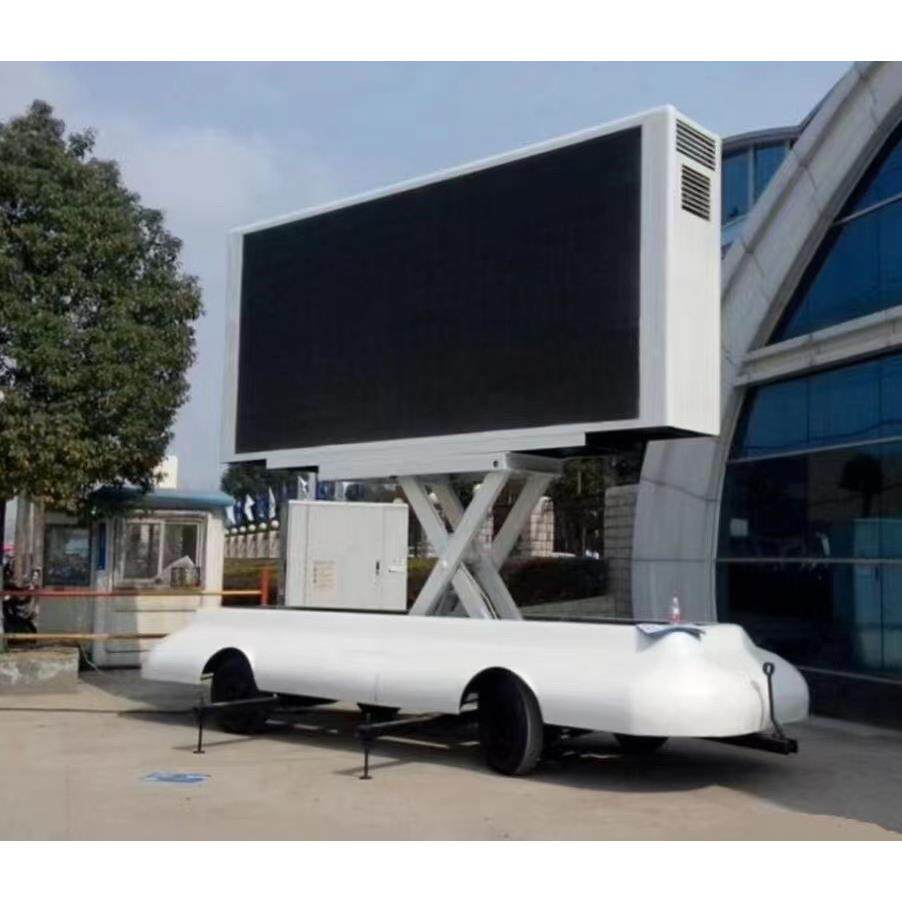 户外牵引车LED流动宣传车流动舞台车LED播放车宣传车