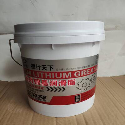 锂润滑脂通用油压工磨程机械挖机基黄桶装3469号5L抗统德耐油