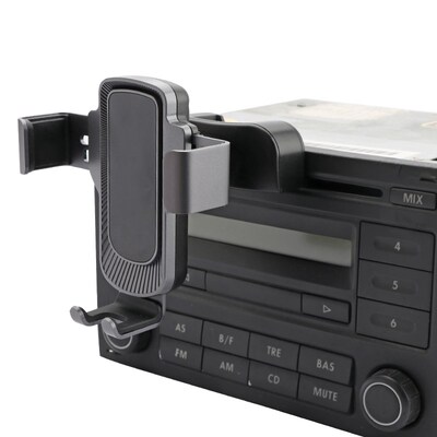 cd口专用车载支架汽车用重力支撑车内导航架卡扣式加厚壳手机竖屏