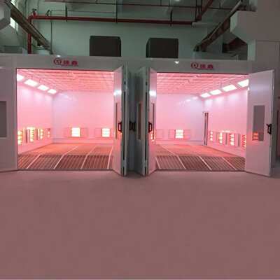 广州厂家柴油家具汽车烤漆房燃油喷漆烤房car spray booth