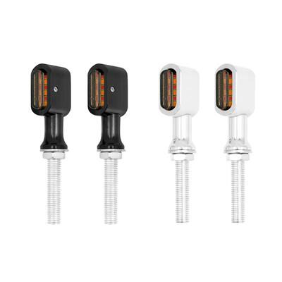 适用哈雷软尾街霸旅行者XL88348戴娜改装迷你LED后转向信号灯