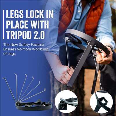 Campfire Tripod\/Stand for Dutch Oven 2.0 - Camping篝火脚架