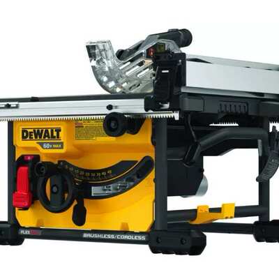 DEWALT得伟DCS7485B 60V锂电多功能台锯木工电小型切割机