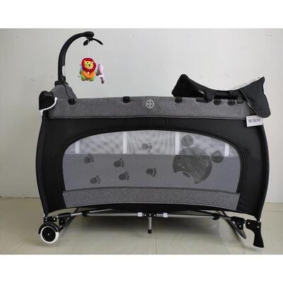 可折叠便携新生儿安抚摇床宝宝多功能尿布台游戏床婴儿床playpen