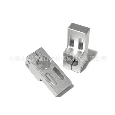 L型支柱固定夹KLQK MLQM光电感应器支架开口夹紧光轴工件微调ALQA