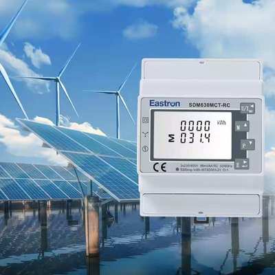 东鸿导轨式三相多功能交流电能表SDM630MCT-40MA光伏并网智能电表
