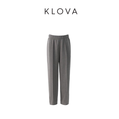 【KLOVA】冬季咖驼色针织阔腿裤  KT2804(UN)