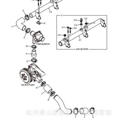 420211-00602冷却水管DP086TA/LA斗山