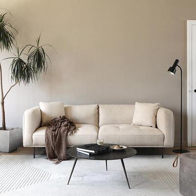 北欧轻奢直排沙发CHEL科技布布艺沙发转角意式客厅简约现代小户型