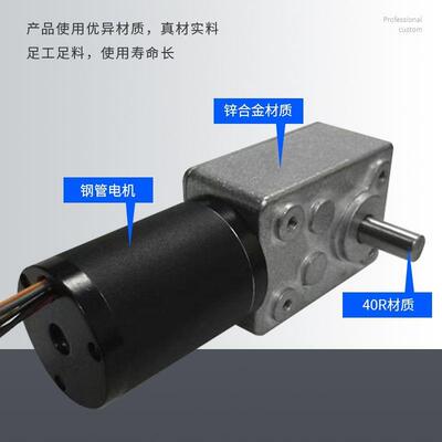 50JSX-电BL47062无刷电机大4扭矩马达轮涡轮蜗杆直流减速机