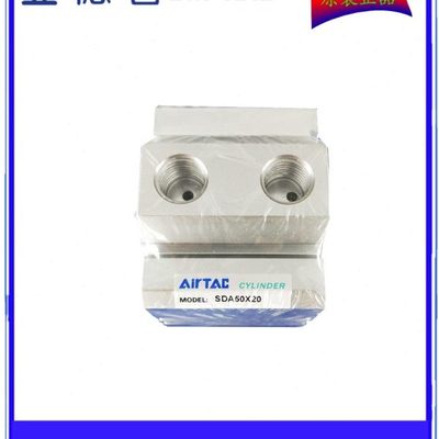原装亚德客超薄气缸SDA40X50X55X60X65X70X75X80-S带磁性 SDA40