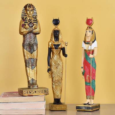 古埃及法老旅游纪念品摆件拉美西斯二世图坦卡蒙伊西斯狮身人面像