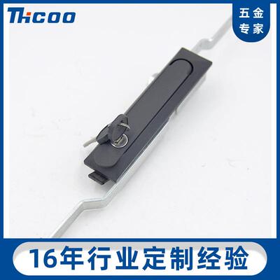 斯科抬拉摇把锁 配电箱通信工业机柜门锁开关柜锌合金连杆锁A8071