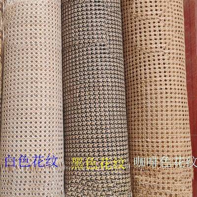 江桥藤编织厂供应特色创新塑料仿真田字眼笪立体感花纹八角眼笪