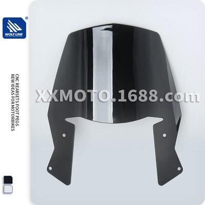 适用于KTMDUKE69012-18挡风玻璃风挡玻璃挡风风镜配支架