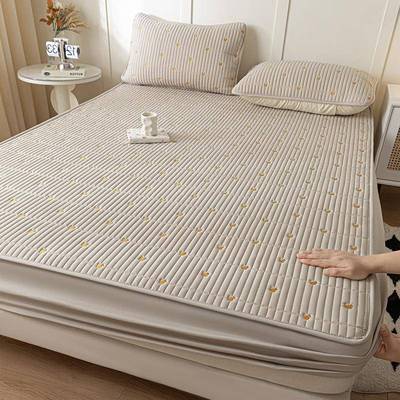 类大豆夹棉床可水加厚0223单洗件笠全包A床罩床垫保护罩防尘床套