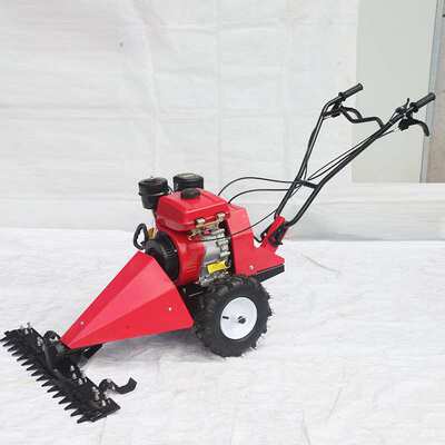 Hand pushed lawn mower, gasoline garden household machine