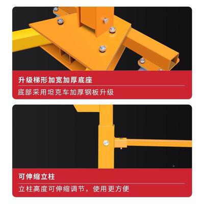 移动吊机小型便携式可折手摇提简易小吊机家74330用升降吊小车叠