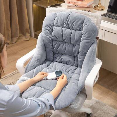 插电拆加热背坐垫靠垫一体加厚办公室可洗电脑座椅靠椅垫92207生