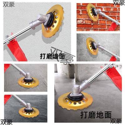 电动除锈机彩钢瓦30522坪铁锈打磨机手持地面地泥磨水地机除锈打