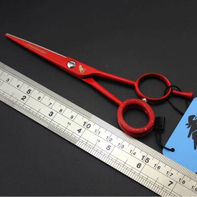 .5烤漆A字剪平1285剪美发剪寸送橡胶指圈4色可选