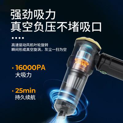 车载吸尘器超大吸力汽车专无线持小型便携式吸尘强器吸手用吹VSU