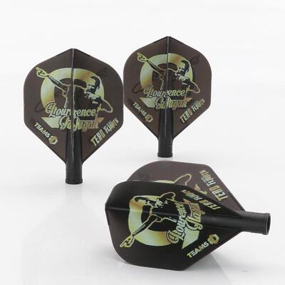 CUESOUL/Q獣标准型弹簧黑色镖翼AK4飞镖叶旋转尾翼专业飞镖尾叶