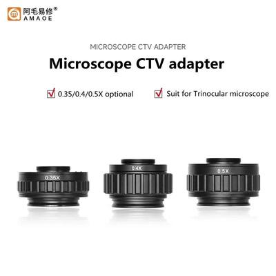 阿毛易修AMAOEAM-CTV0.35X0.4X0.5X体视显微镜转接头卡口镜头