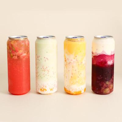 易拉奶茶食品罐透明PE瓶T瓶子KCL网红可乐饮料瓶果汁级密封罐厂家
