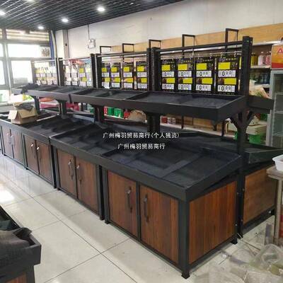东来果款蔬菜架QLM蔬不货锈钢多层永辉超市店水果菜架便利店生鲜