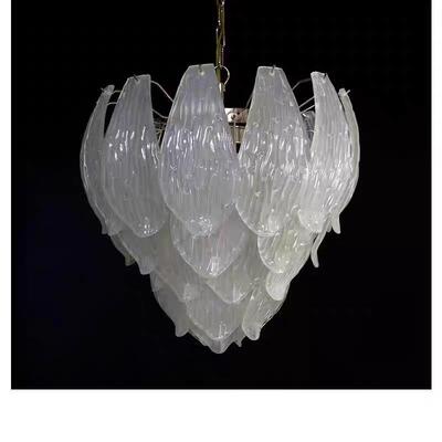 法式师中古水意客厅式设计款中古风晶玻71210璃花苞餐厅楼梯吊灯