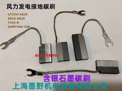 碳刷8*20*40风力发电接地银碳刷LFC554AG20EG5UAG20