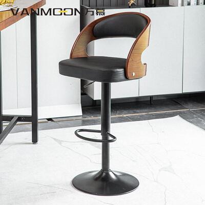 VM-4688吧台吧升降旋椅转靠背吧台凳奢家用椅轻铁艺脚椅子扶手带