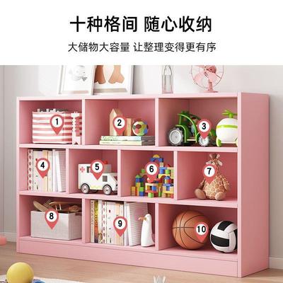 飘窗书架家用落地多层靠墙收纳客厅架置物学生架创书意cp#33560简