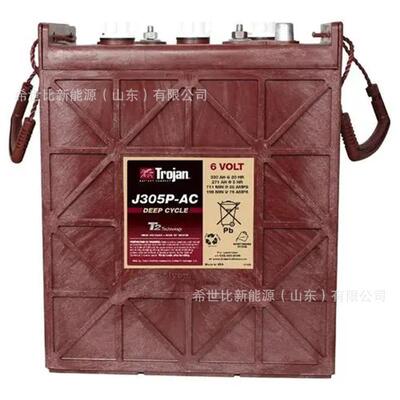 Trojan邱健蓄电池J305P-AC/6V330Ah电动升降平台电动扫地车升降
