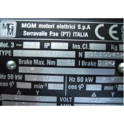 供应BMD160LA4/8刹车片电机线圈意大利MGM刹车电机原装进