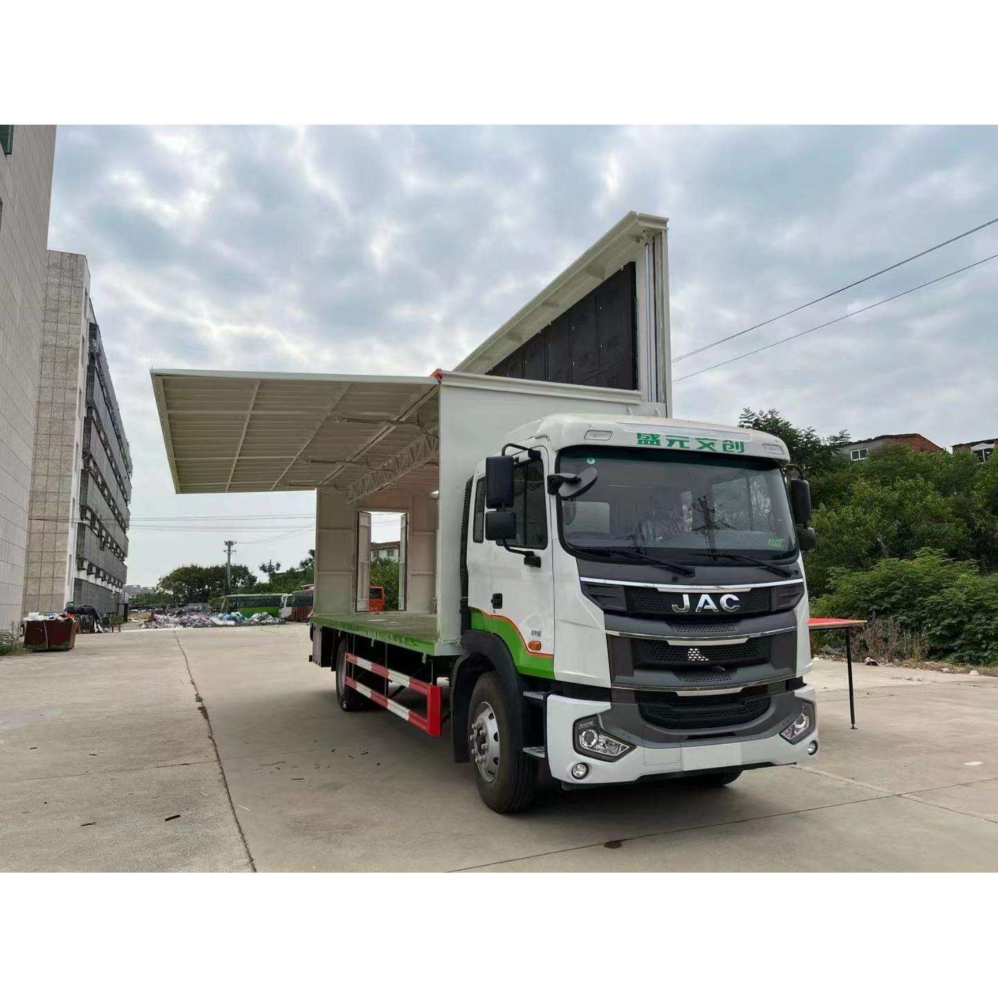 江淮流动服装广告宣传车大型舞台车户外宣传车国六售货车