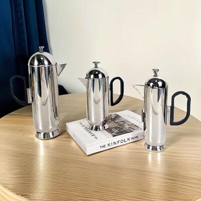 板咖间酒店现轻奢不锈代钢水壶摆件茶几样啡壶茶壶客厅家居装0223