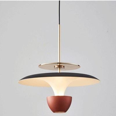 极简主卧床头金碟吊灯现代简约轻奢书房客厅沙发旁玄关吊线灯