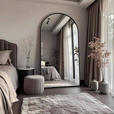 轻奢全身家用落子地立式理SVK发店镜感壁挂式高清服装镜店试衣镜