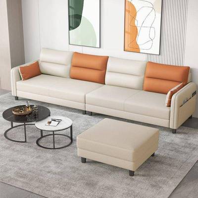 现到代简约沙发客厅大小户型科技猫布爪村家用直排83030沙发包农